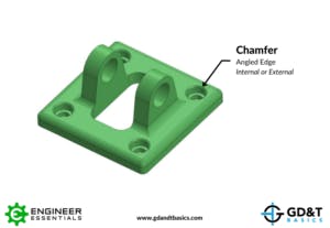 Chamfer Dimensioning | GD&T Basics